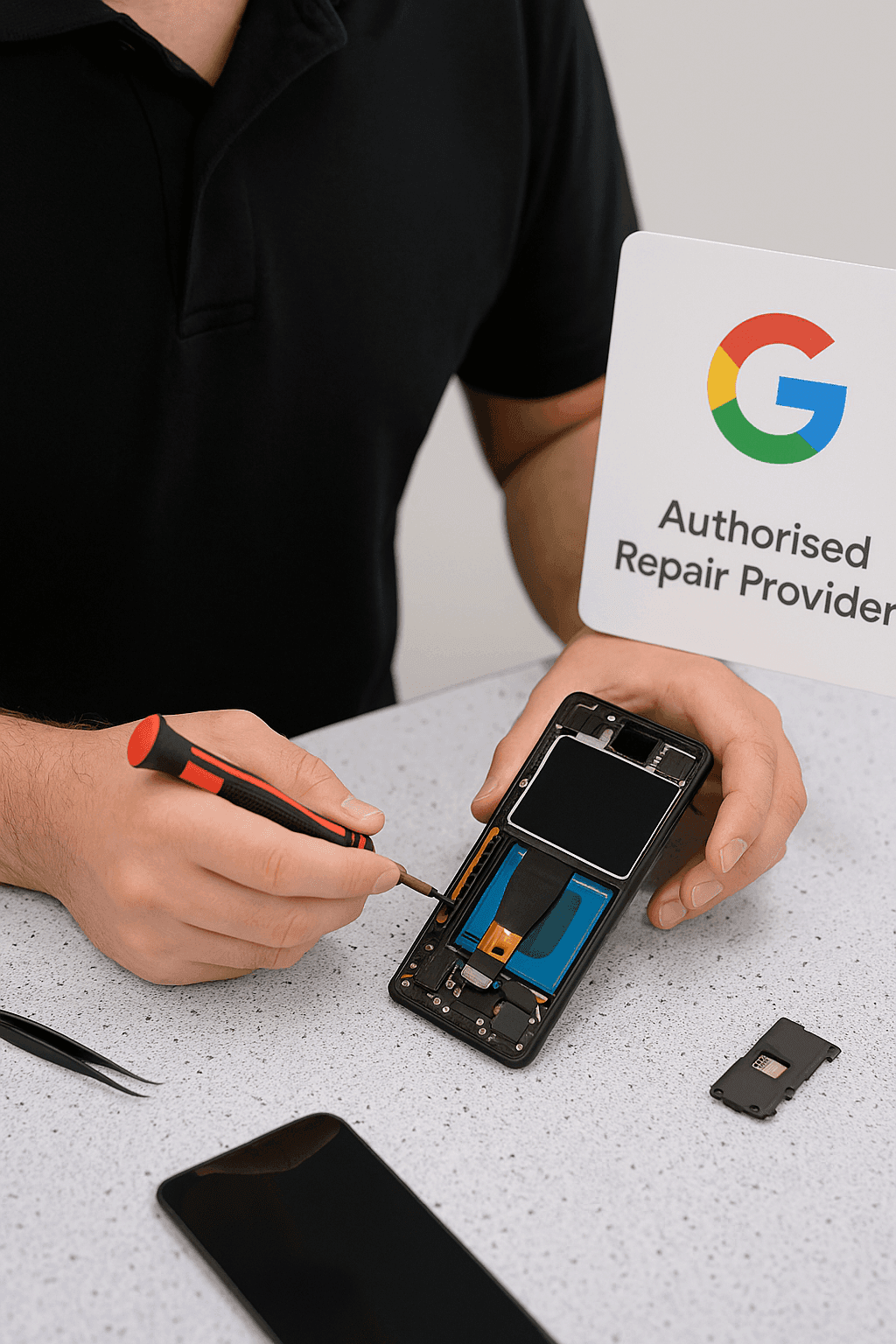 Google Repair Service Booking
